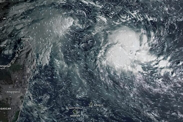Cyclogenèse en cours dans le Nord de La Réunion - Journal.re