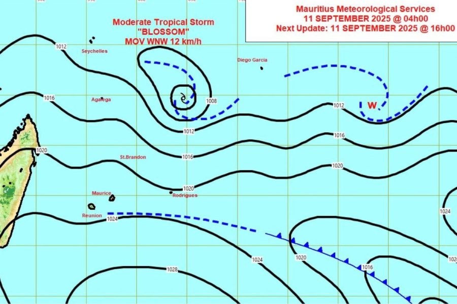 Tempête tropicale Blossom : La Réunion et Mayotte épargnées, mais ...
